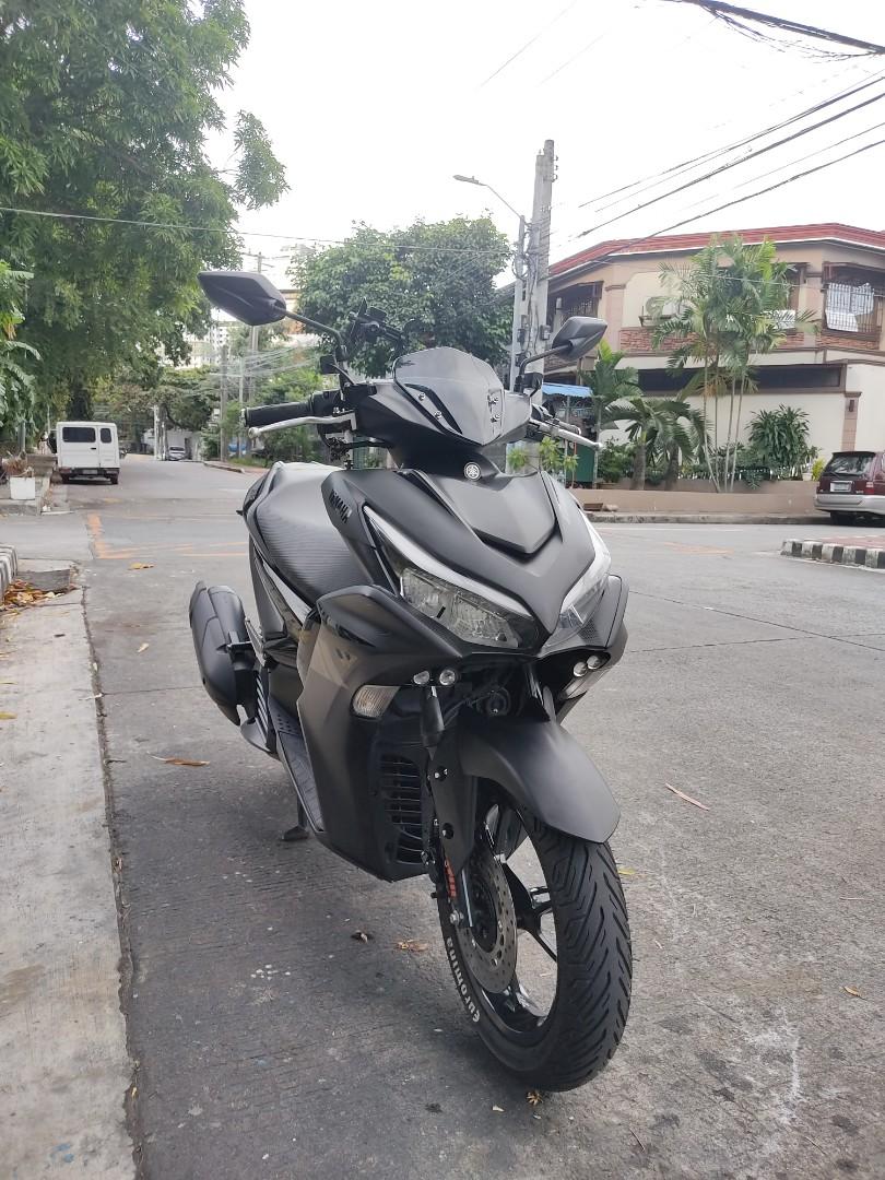 2021 Yamaha Aerox V2, Motorbikes, Motorbikes for Sale on Carousell