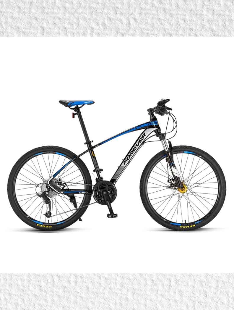 26 inch 21 Speeds Forever Suspension Mountain Bike [Black-Blue] MTB 26 ...