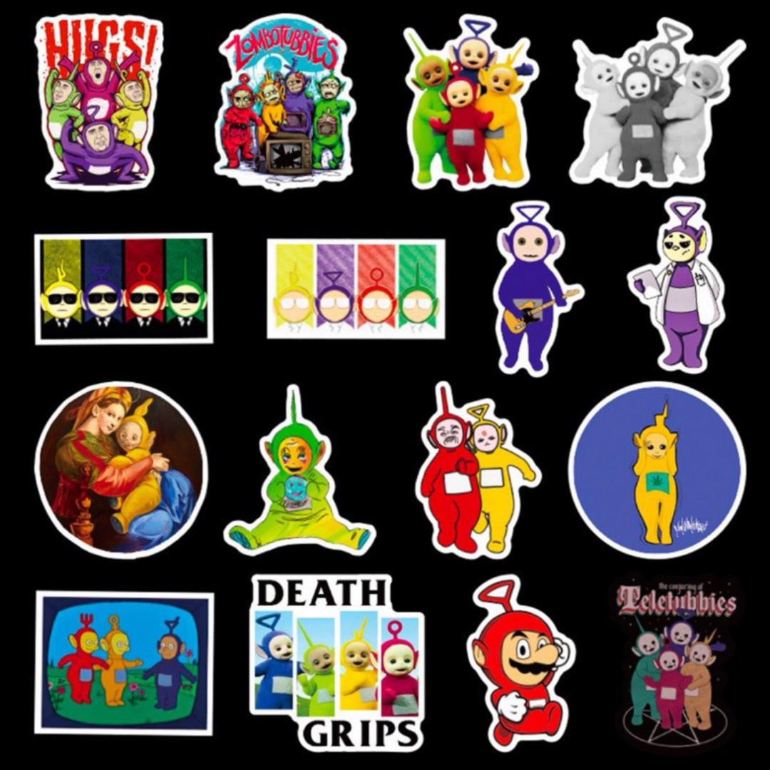 50pcs Teletubbies Cartoon Waterproof Graffiti Stickers, Hobbies & Toys ...