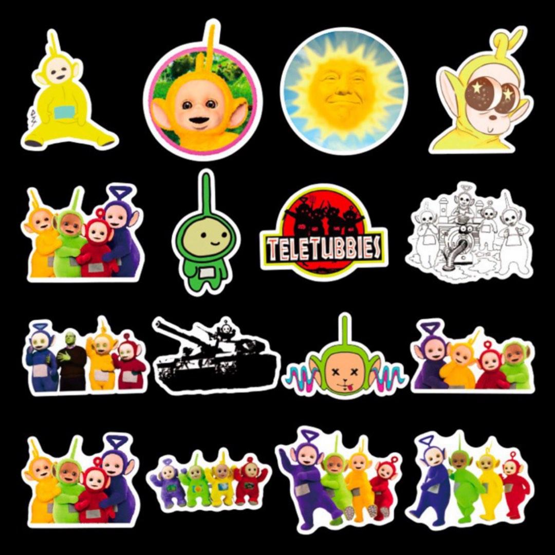 50pcs Teletubbies Cartoon Waterproof Graffiti Stickers, Hobbies & Toys ...