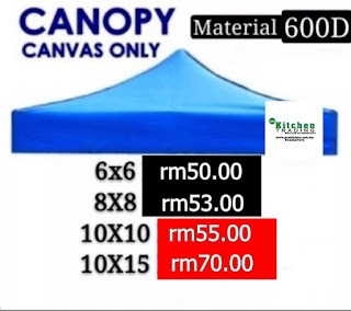 8x8 10x10 Canvas only market canopy / kanvas kanopi / kain kanopi ...