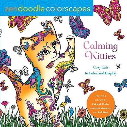 填色書: 平靜的小貓 Zendoodle Colorscapes: Calming Kitties Colouring Book, 興趣及遊戲 ...