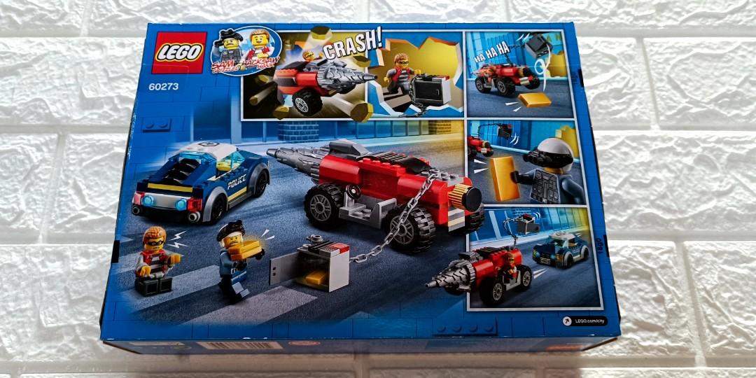 全新未開盒 Lego 60273 Elite Police Driller Chase City 警察城市系列, 興趣及遊戲, 玩具 & 遊戲 ...