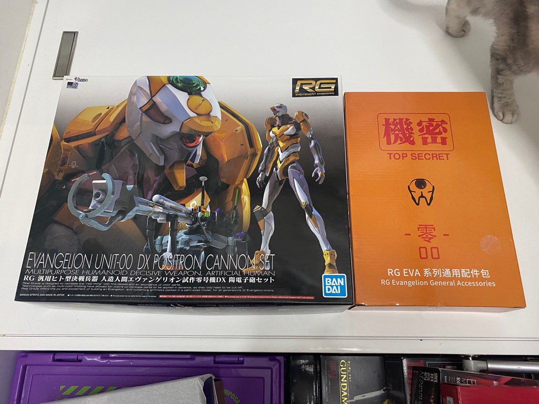 模型 RG DX EVA 00 零號機 + 3方配件包, 興趣及遊戲, 玩具 & 遊戲類 - Carousell