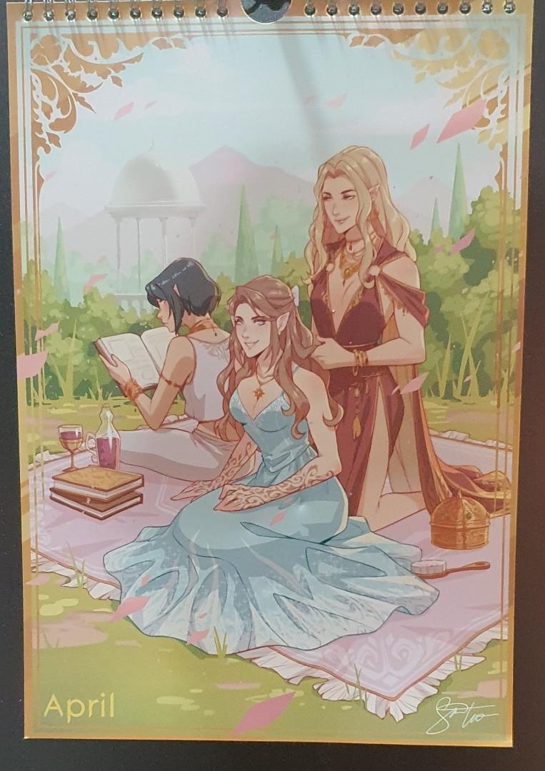 ACOTAR Calendar by various artists, Hobbies & Toys, Collectibles ...