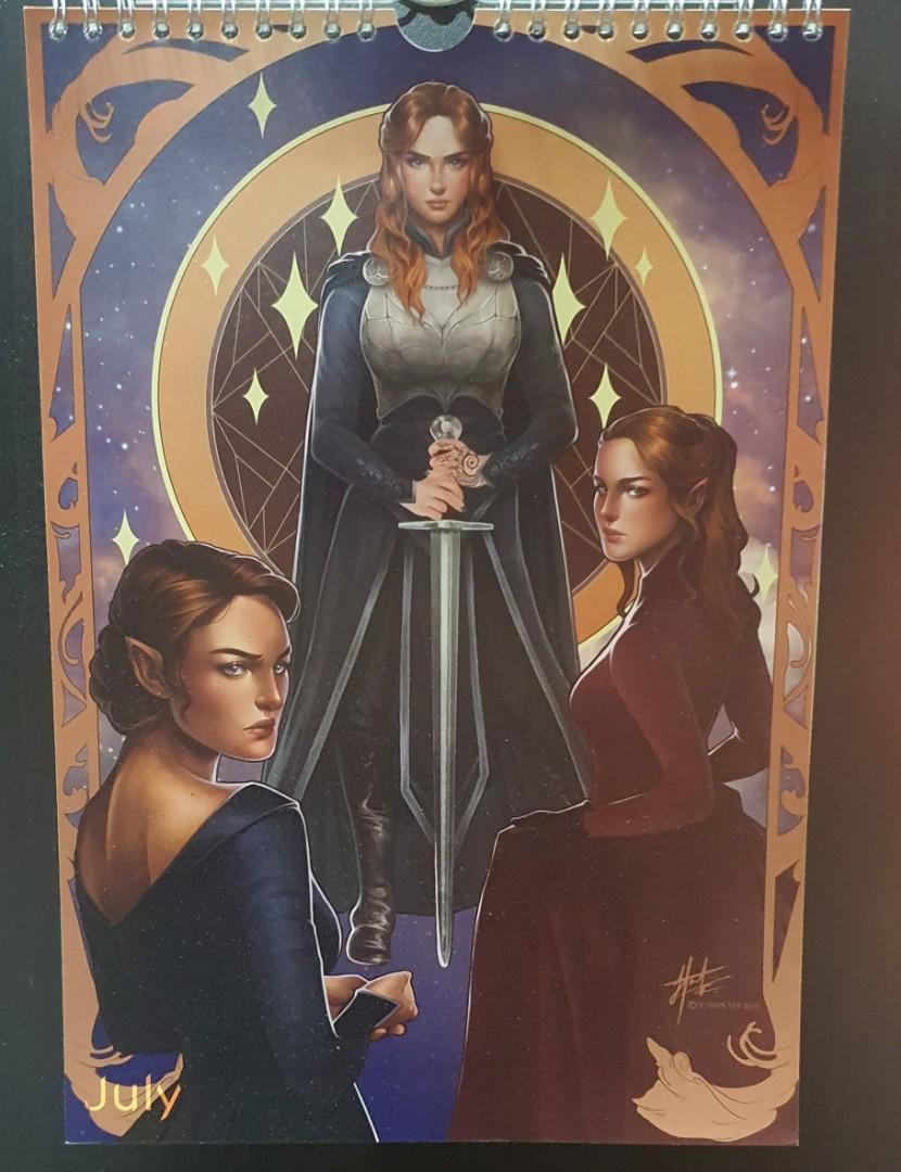 ACOTAR Calendar by various artists, Hobbies & Toys, Collectibles ...