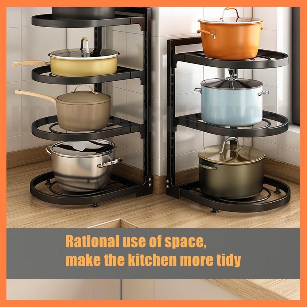 Adjustable Pot Rack Under kitchen Sink Pot Rack Stainless Steel Kitchen ...