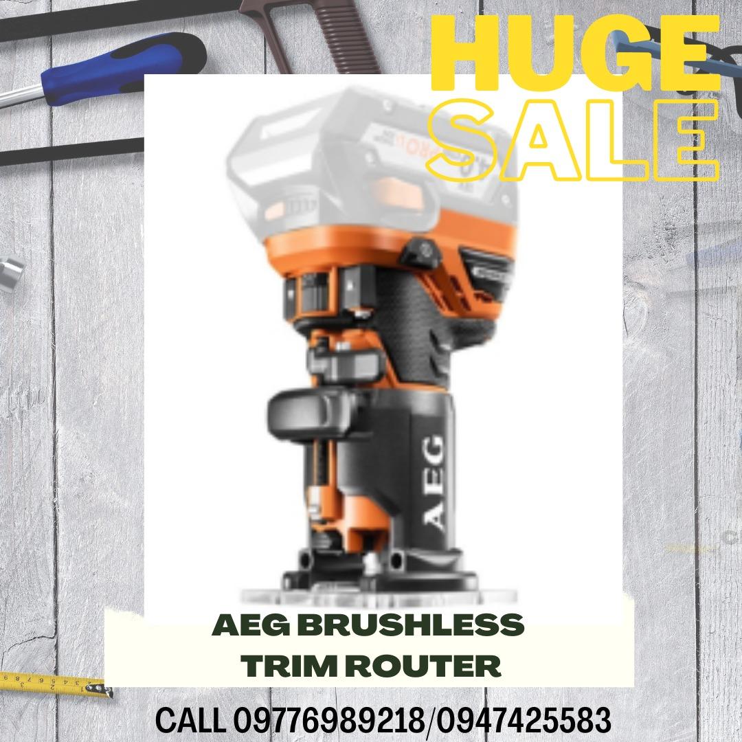 AEG BRUSHLESS TRIM ROUTER, Commercial & Industrial, Industrial ...