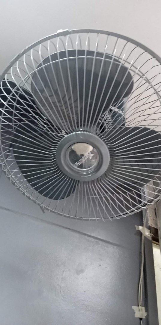 Astron Ceiling Fan - Gray 16 inch, Furniture & Home Living, Lighting ...