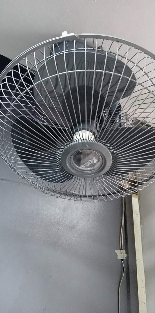 Astron Ceiling Fan - Gray 16 inch, Furniture & Home Living, Lighting ...