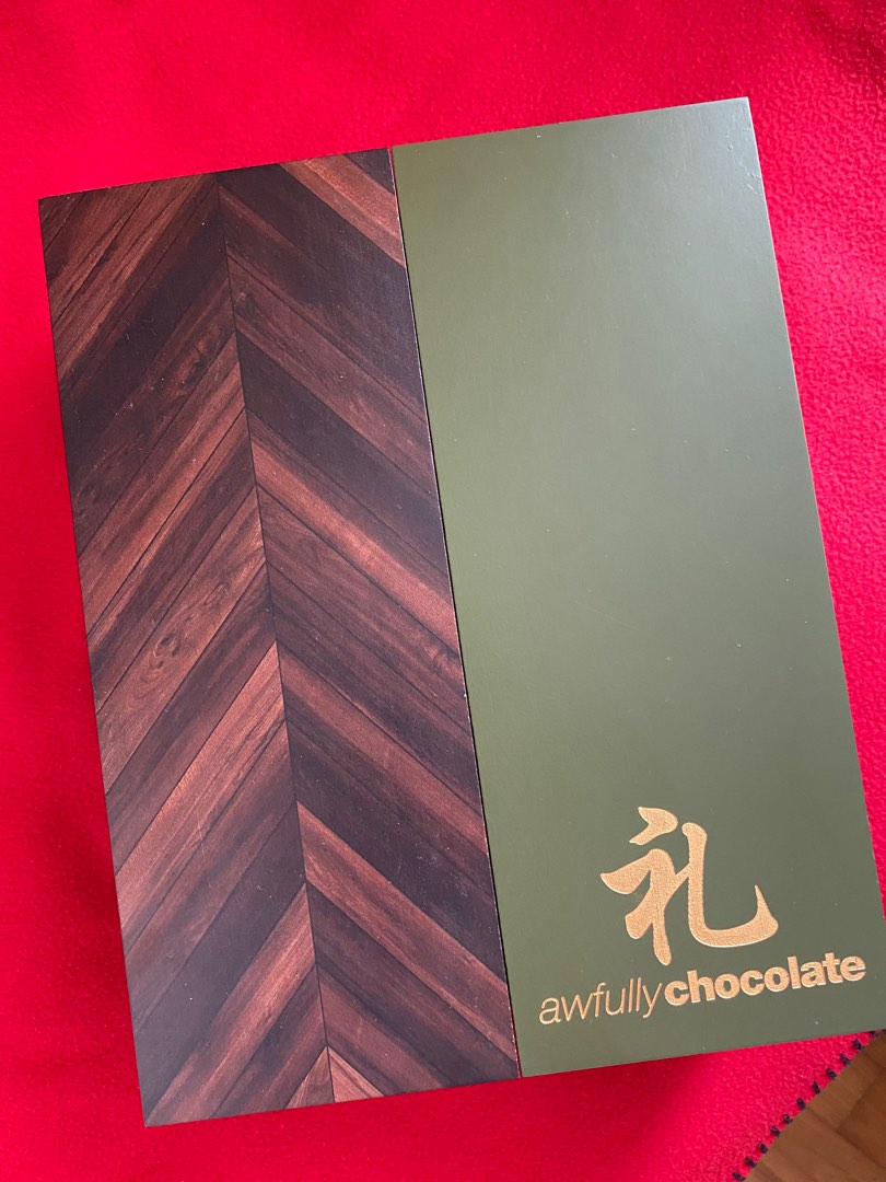 Awfully Chocolate mooncake collectible box 2022, Furniture & Home ...
