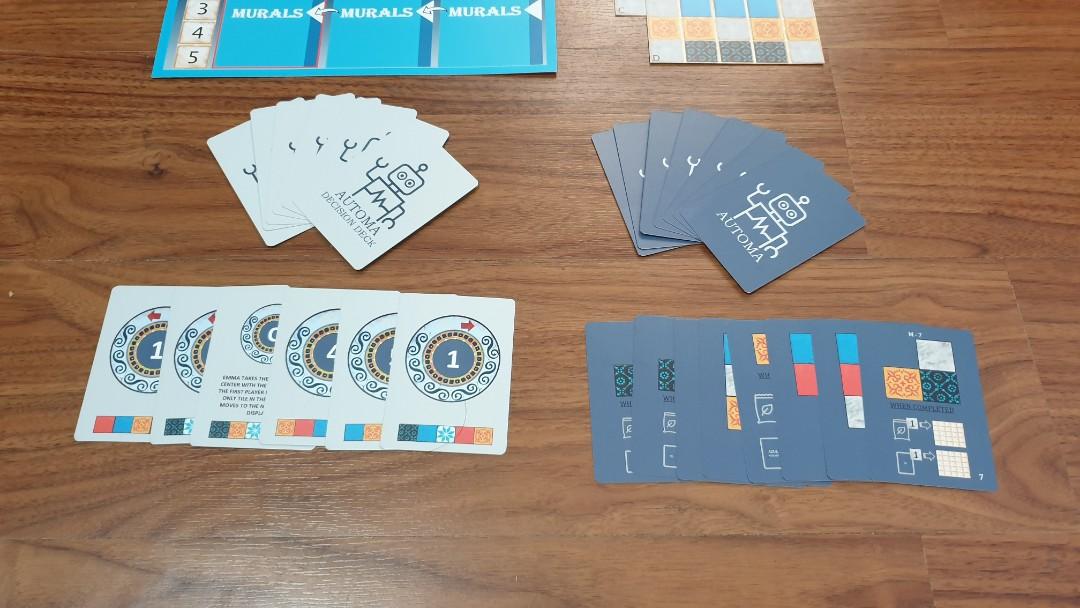 AZUL board game unofficial solo automa, Hobbies & Toys, Toys & Games on ...