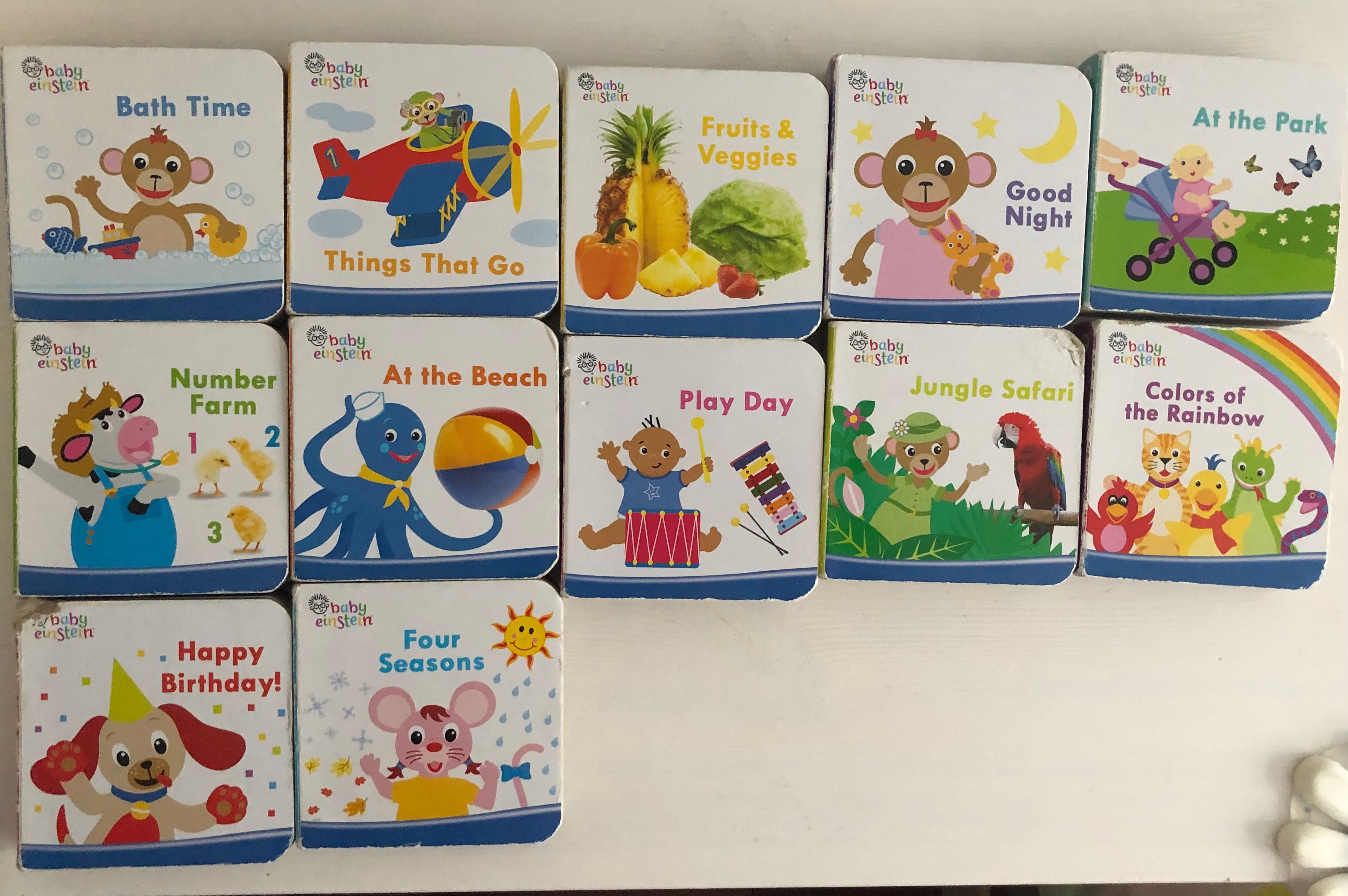 Baby Einstein mini book collection, 兒童＆孕婦用品, 嬰兒玩具 - Carousell