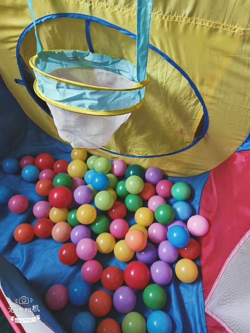 Ball Pit with 50 Balls, Hobbies & Toys, Toys & Games on Carousell