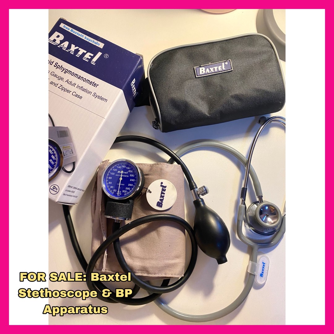 BAXTEL: Stethoscope & BP Apparatus, Health & Nutrition, Medical ...