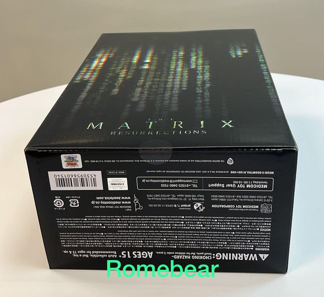 Bearbrick matrix 400%100%, 興趣及遊戲, 玩具 & 遊戲類 - Carousell