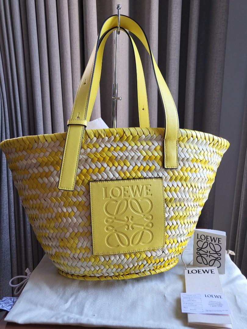 BN Loewe Raffia bag, Women's Fashion, Bags & Wallets, Beach Bags on ...