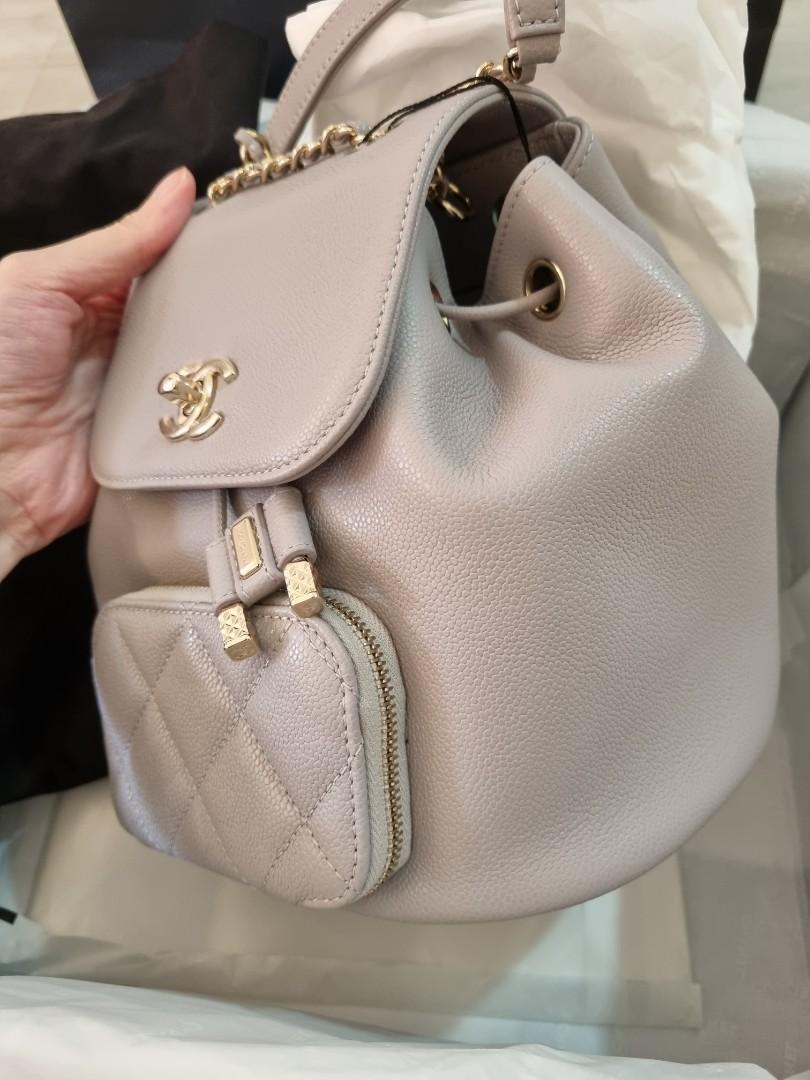 BNIB Chanel 22B Business Affinity Backpack Caviar Grey Gray Duma 22K ...