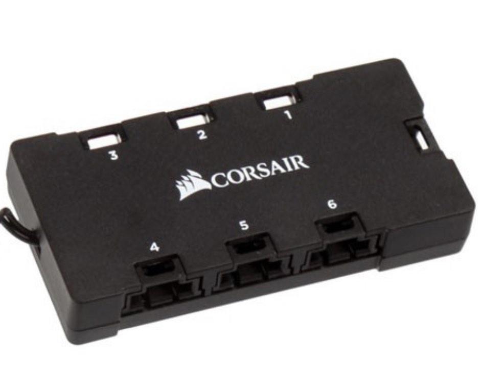 BNIB Corsair RGB Fan Hub Adaptor 6 RGB SATA Powered, Computers & Tech ...