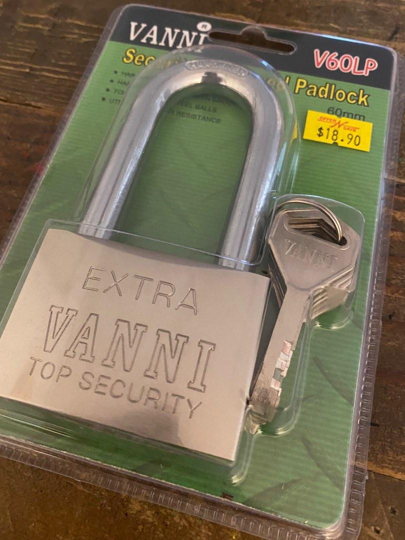 BNIB Security Door Armoured Padlock, Furniture & Home Living, Security ...