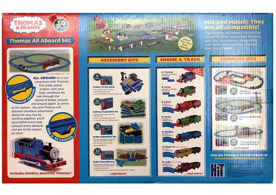 BNIB TOMY's Thomas All Aboard Set - Thomas and Friends Train, Hobbies ...