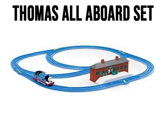 BNIB TOMY's Thomas All Aboard Set - Thomas and Friends Train, Hobbies ...
