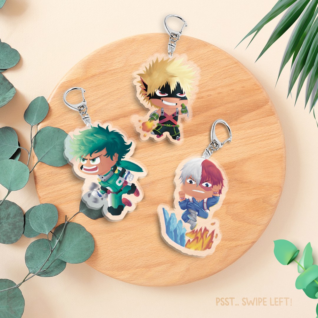 Boku No Hero Academia/My Hero Academia 5cm Transparent Acrylic ...