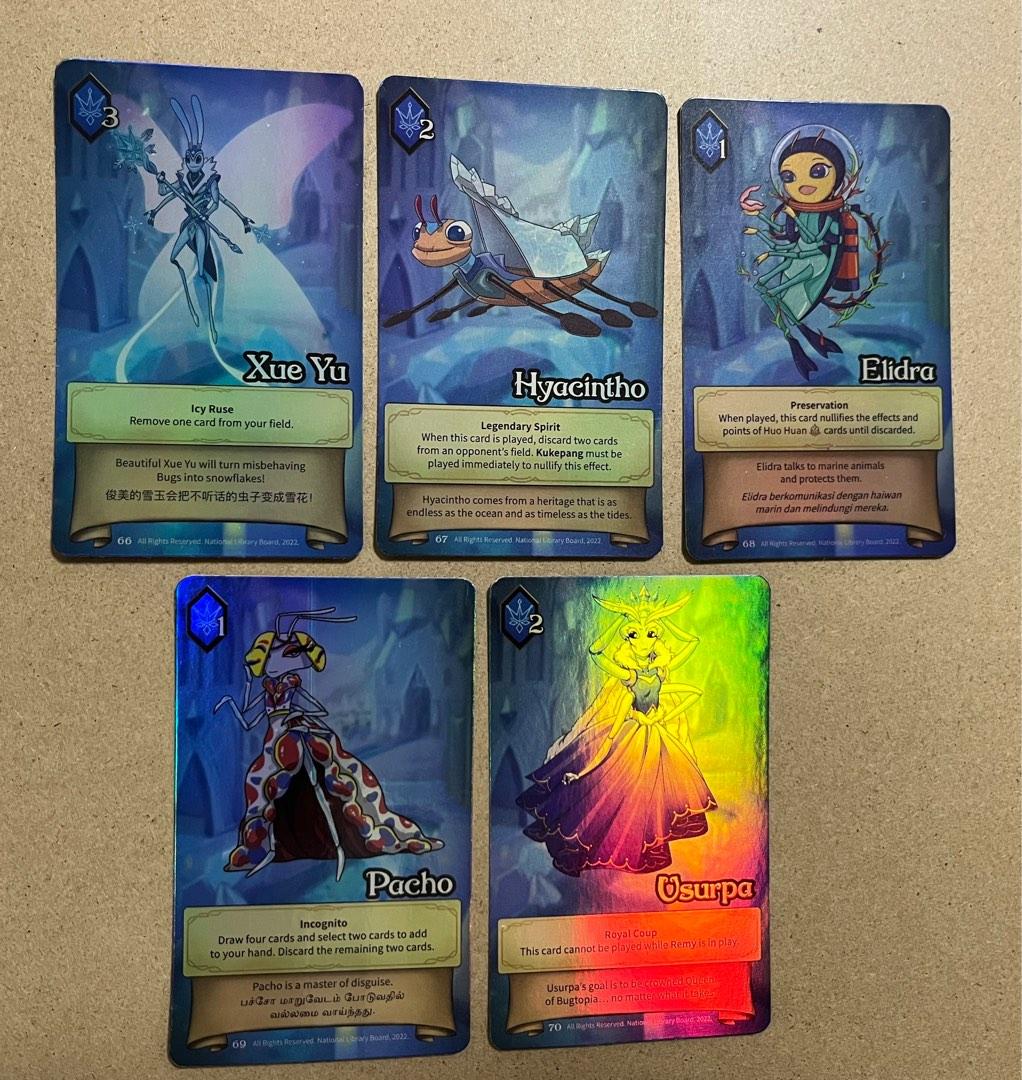 Book bugs 4 - Shiny cards #66 to 70, Hobbies & Toys, Toys & Games on ...