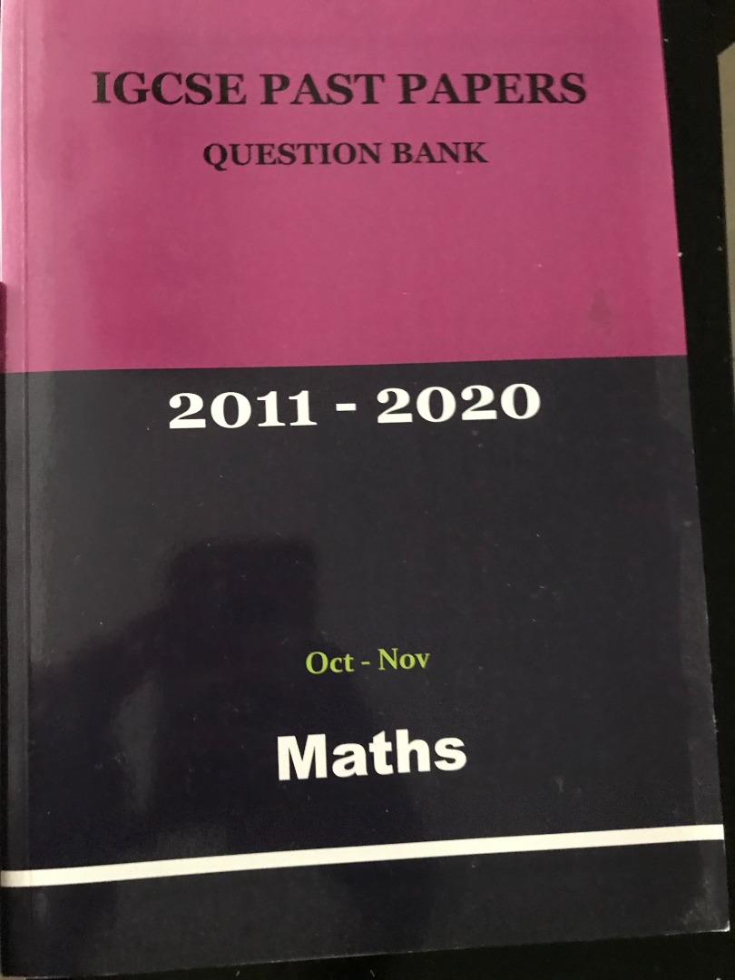 Math Igcse 0580 Past Paper Bundle Everything Else On Carousell
