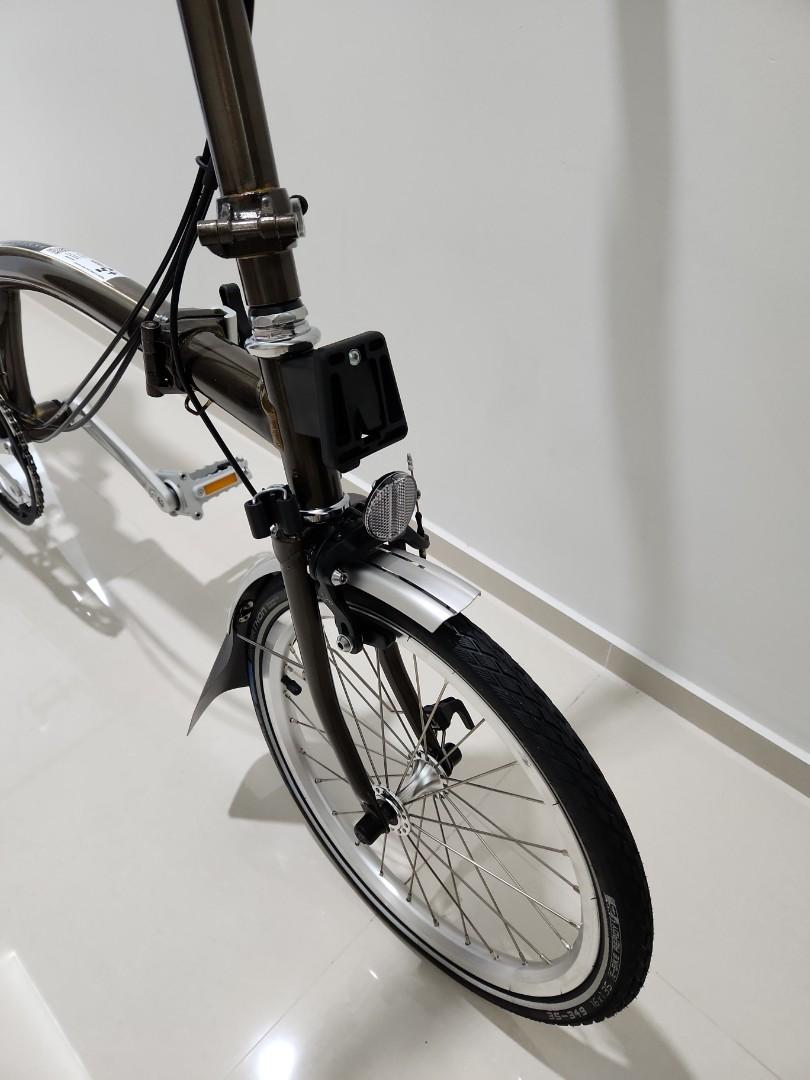 black brompton mudguards