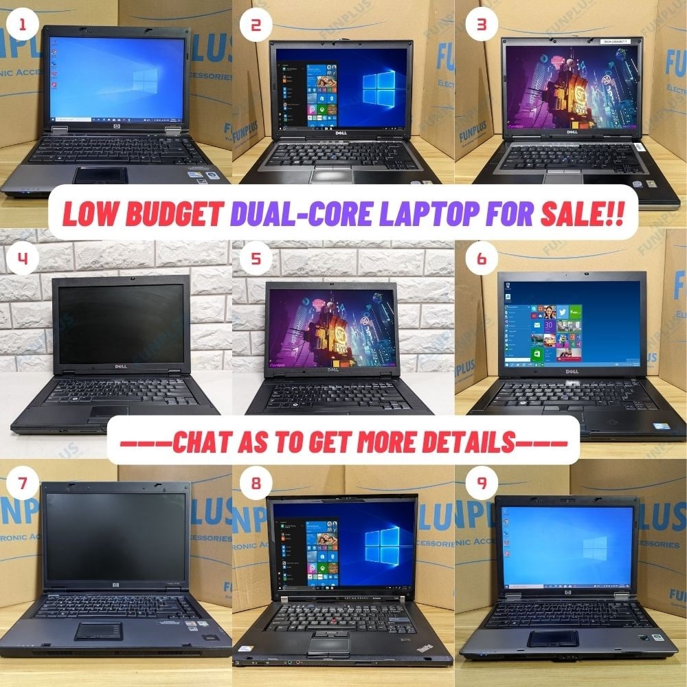 Budget Friendly Assorted Laptop Core 2 Duo | 4GB Ram | 160GB HDD | No ...