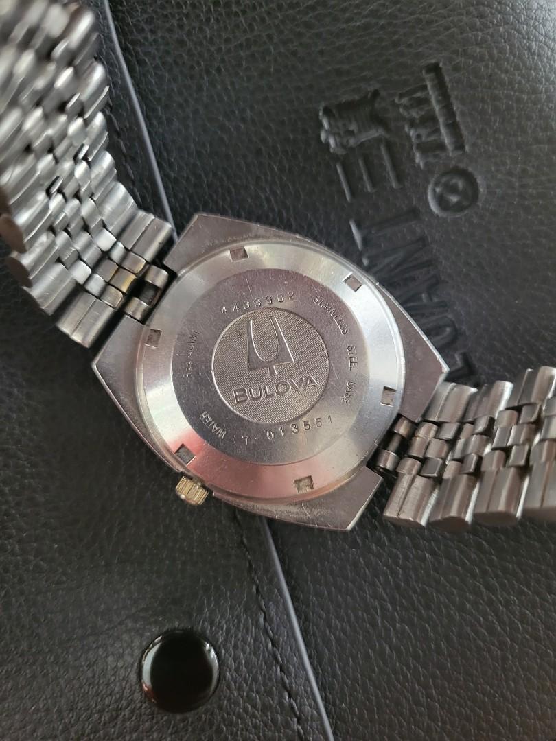 Bulova TV Dial Automatic Vintage Square Gold Silver Twotone, Men's ...