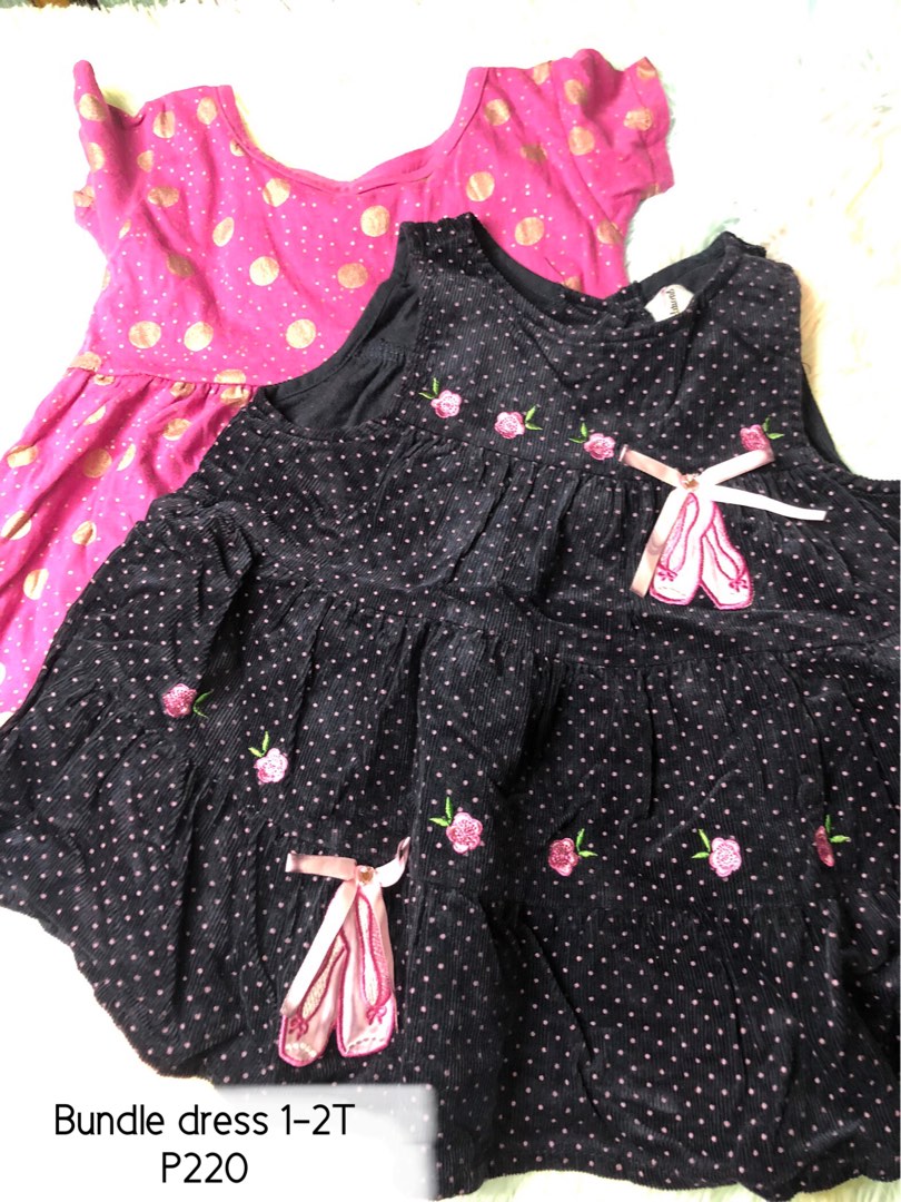 Bundle dress 1-2T, Babies & Kids, Babies & Kids Fashion on Carousell