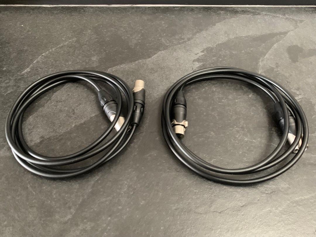 Canare L-4E6S quad balanced male to female XLR cable, Audio, Other ...