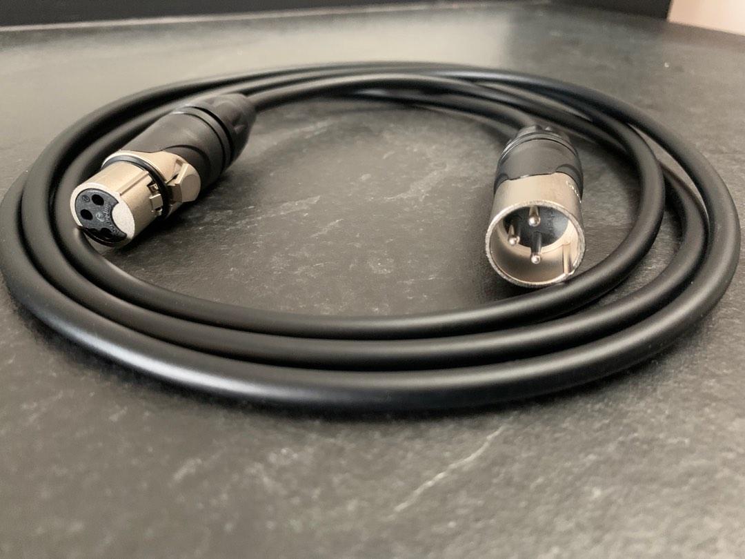 Canare L-4E6S quad balanced male to female XLR cable, Audio, Other ...