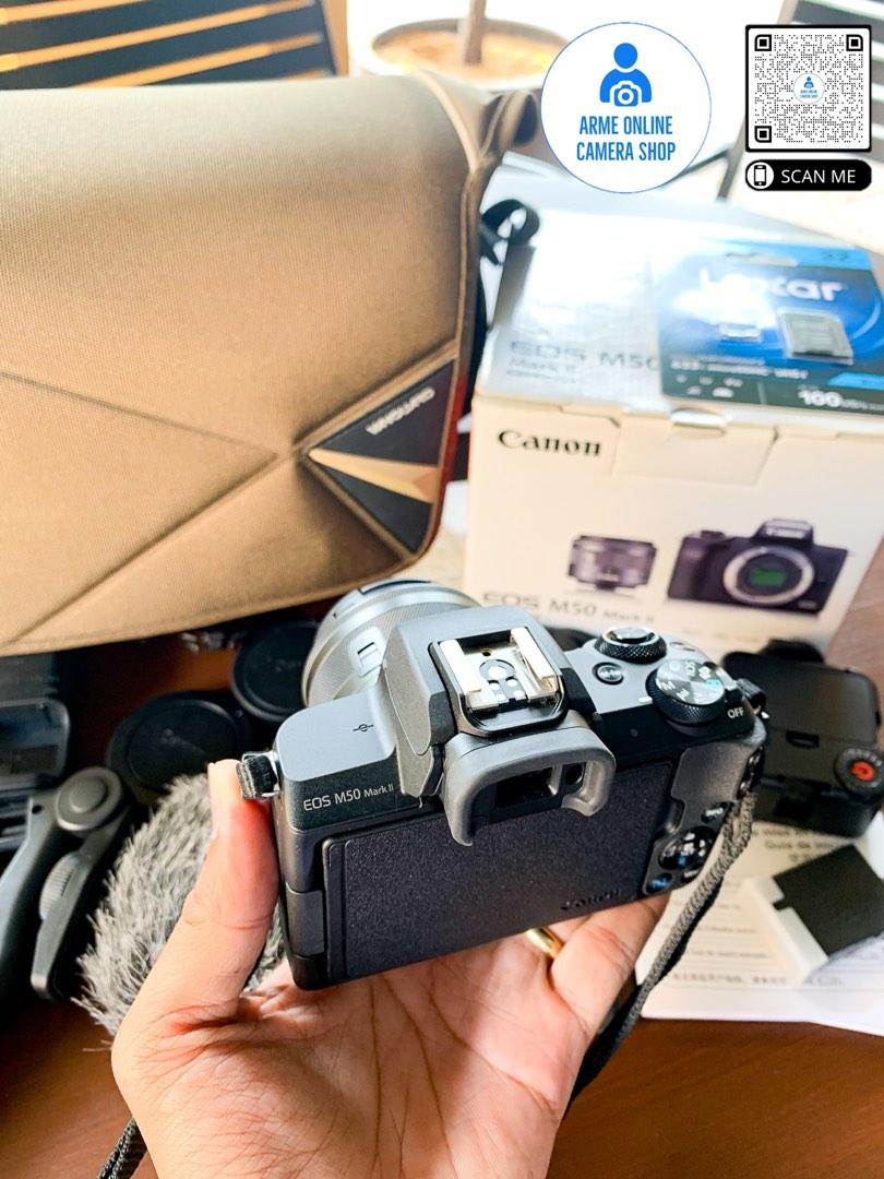Canon M50 Mark II Mirrorless Complete Boxed and Vlogging Camera Package ...