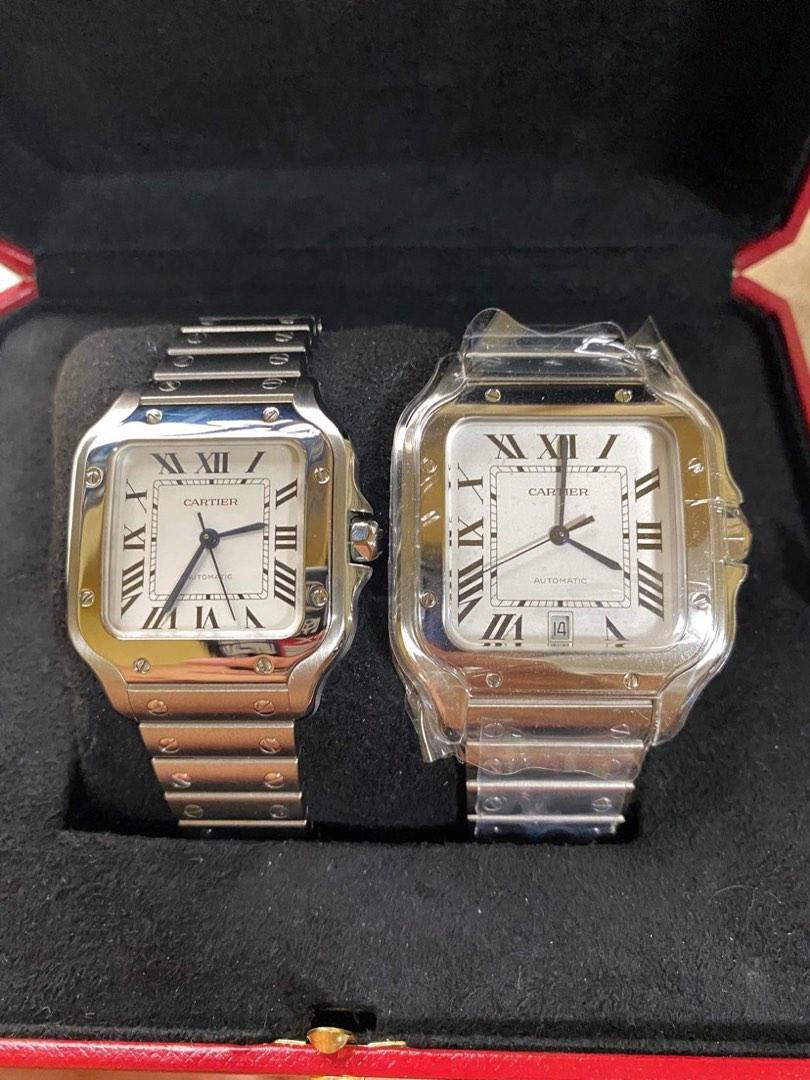 Cartier Santos Medium Vs Large