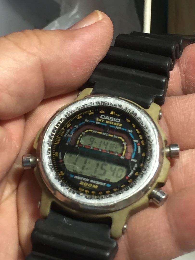 CASIO SKY WALKER 200m, Men's Fashion, Watches & Accessories, Watches on ...