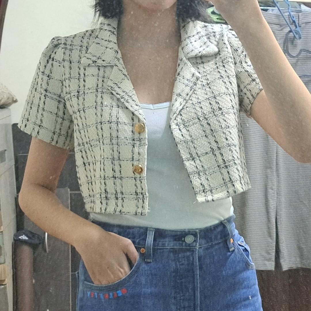 CHANEL-inspired Tweed Set, Women's Fashion, Dresses & Sets, Sets or ...