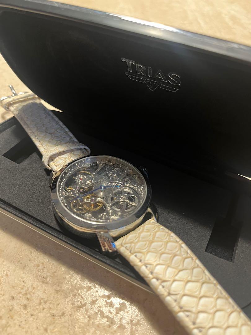 Chenevard skeleton watch analog| with casing, Luxury, Watches on Carousell