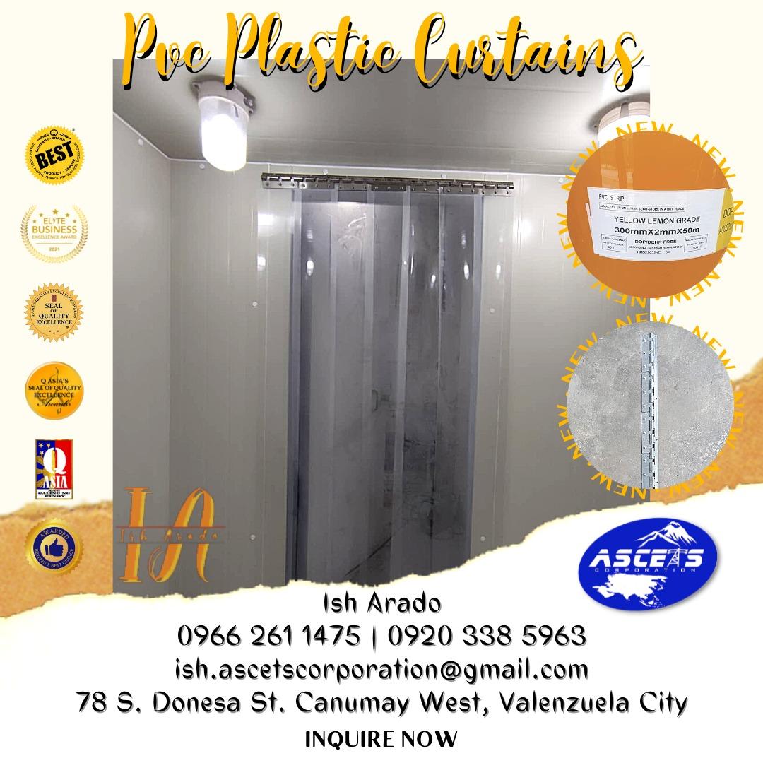 clear plain pvc curtain for walk in chiller/freezer, Commercial ...