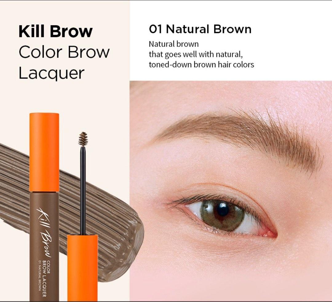 Clio Kill Brow Colour Brow Lacquer - Natural Brown, Beauty & Personal ...