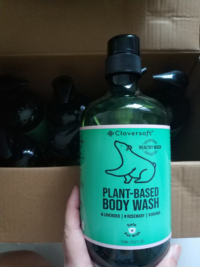 Cloversoft plant based body wash, Beauty & Personal Care, Bath & Body ...