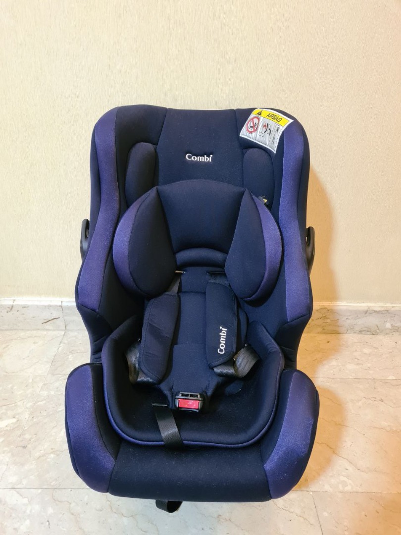 Combi Wego Long Car Seat - Navy Blue, Babies & Kids, Going Out, Car Seats on Carousell