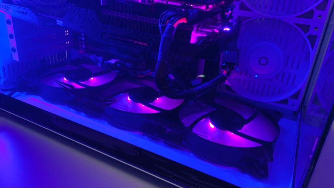 Cooler Master RGB Fan With Splitter Cable 4pin RGB, Computers & Tech ...