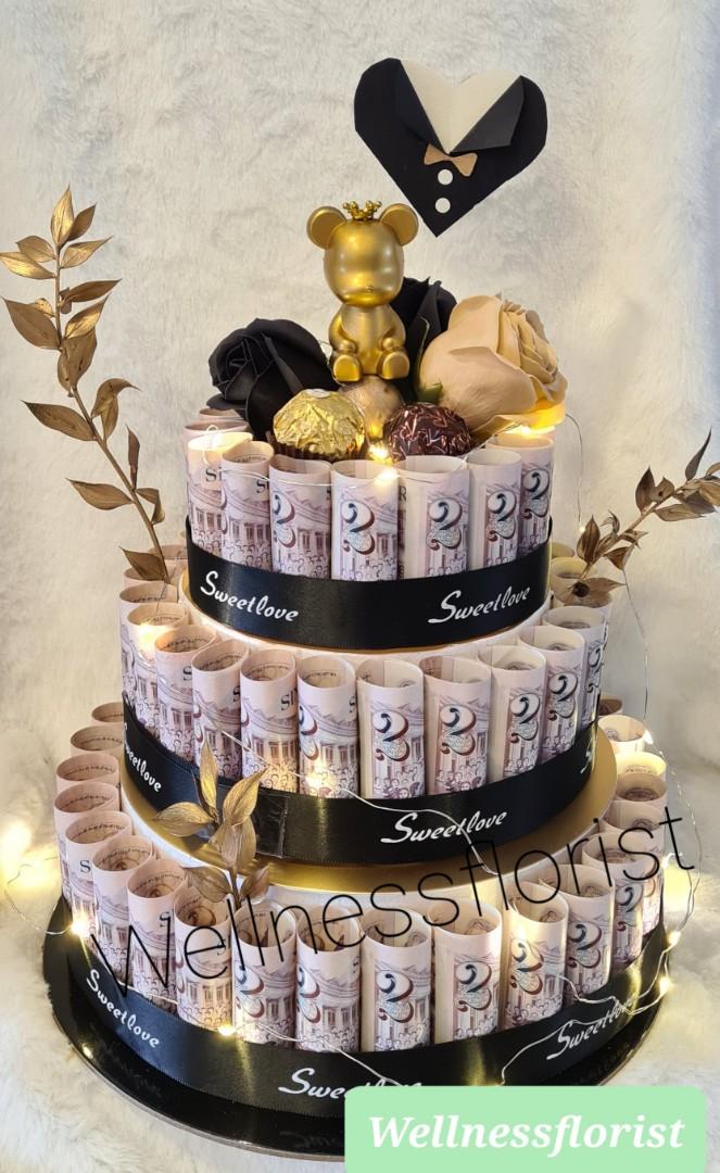 Creative Money Cake (Birthday | Valentine's day |Mother's day ...