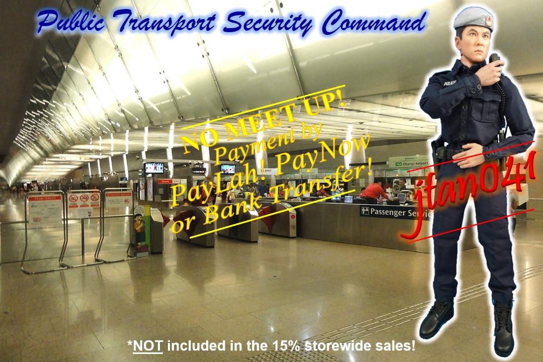 Customisation of 1:6 scale POLICE - Public Transport Security Command ...