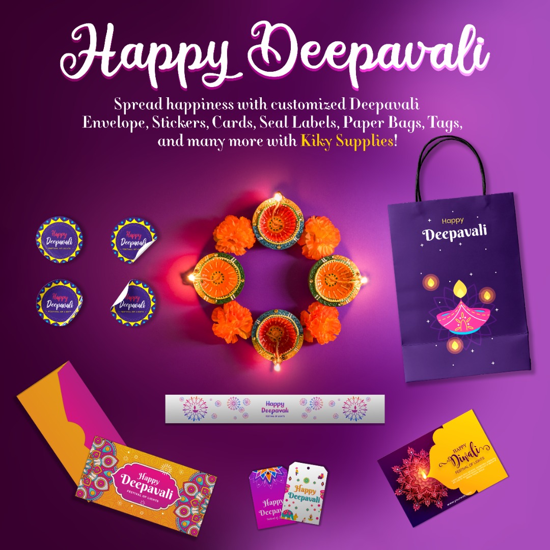 Deepavali Envelope, Stickers, Cards, Paperbag, Hobbies & Toys ...