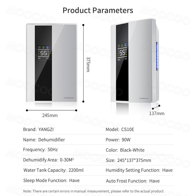 Dehumidifier Wireless Remote Automatic Humidistat Control Wet Dryer, TV ...