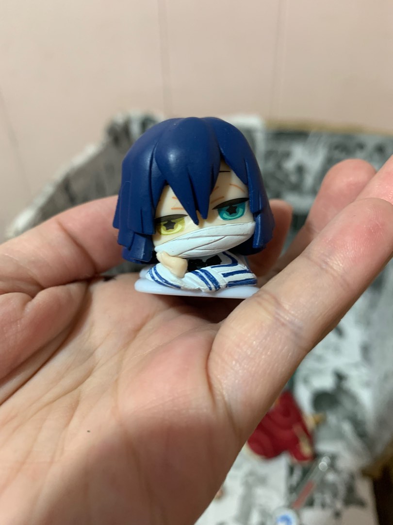 Demons Slayer Fig Iguro with markings, Hobbies & Toys, Toys & Games on ...